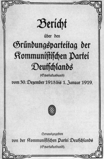 Kommunistische Partei Deutschlands – FürthWiki